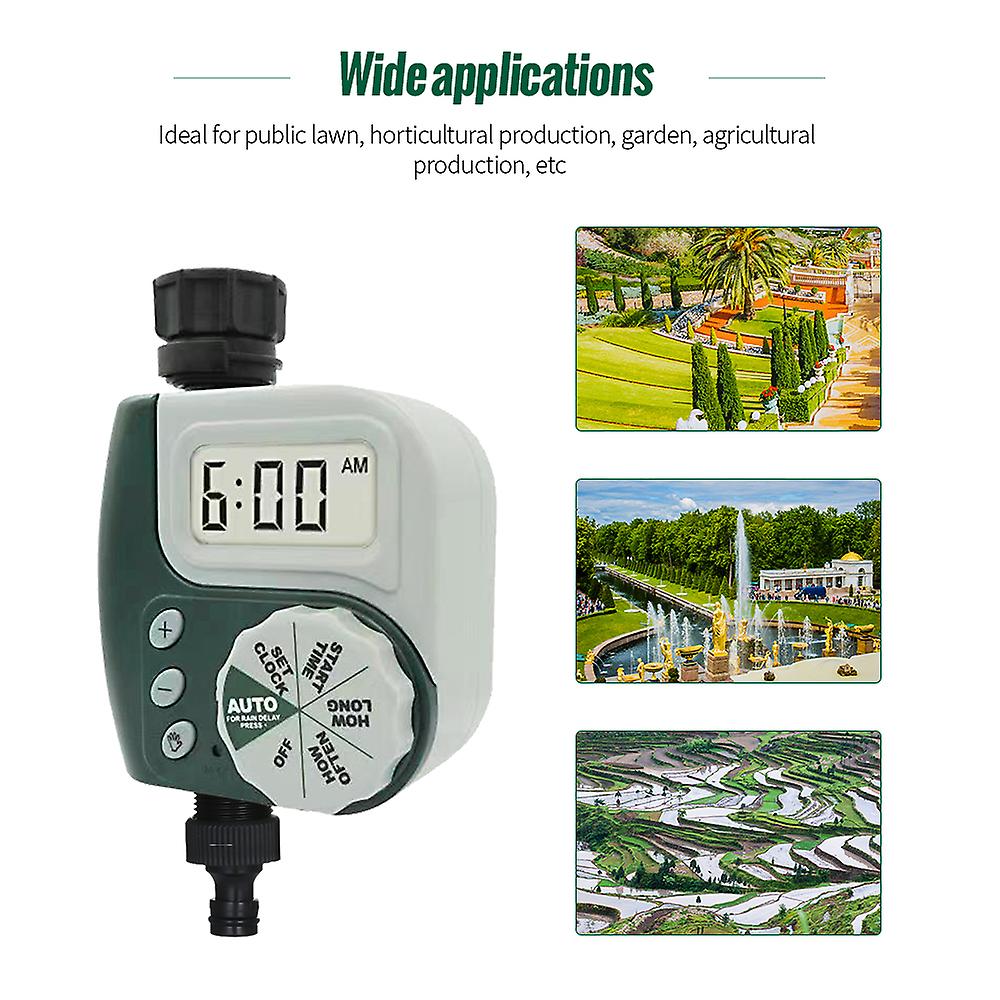 Automatic Water Timer Outdoor Garden Irrigation Controller 1-outlet ...