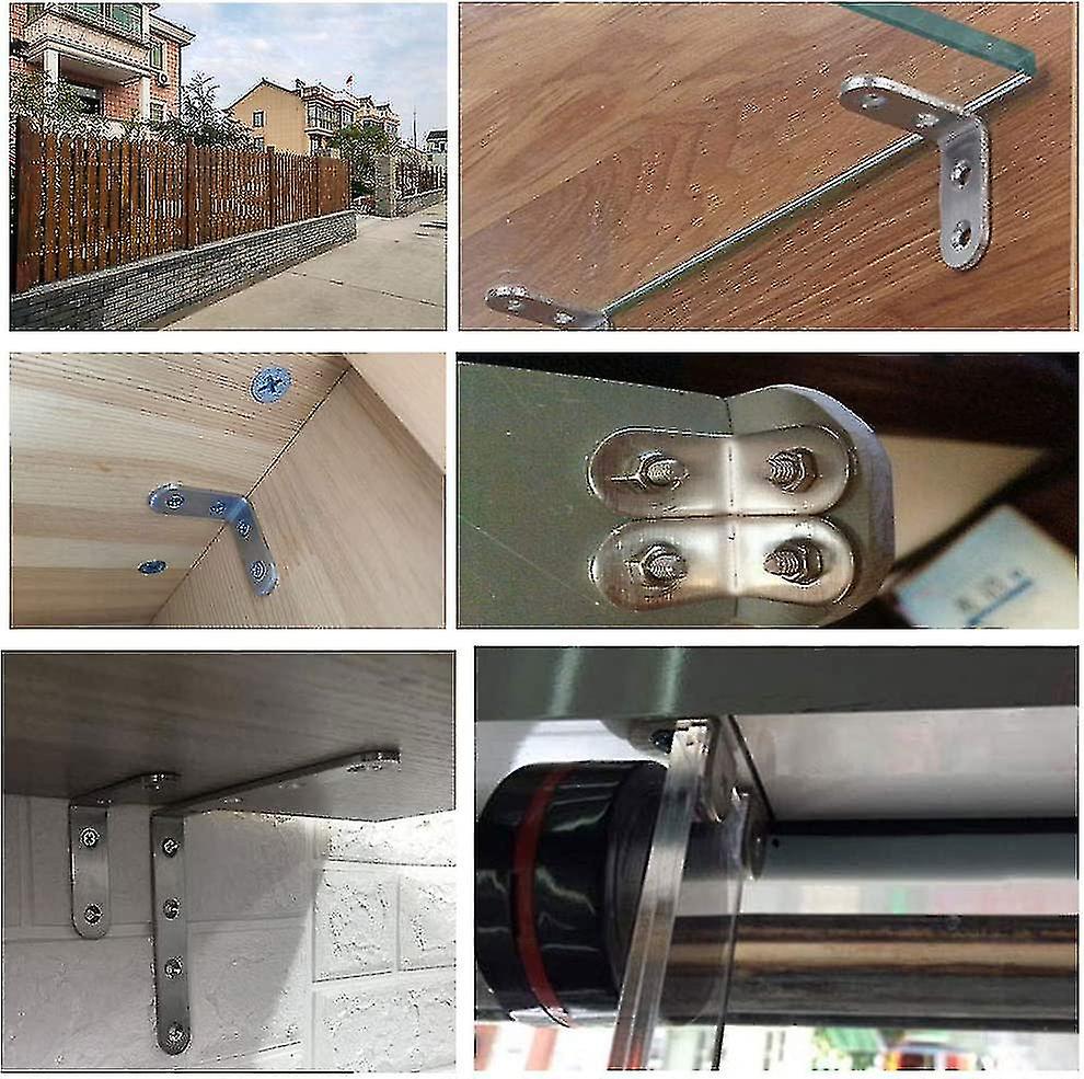 Metal Bracket, Bracket, 20 Pcs 90 Degree Right Angle Fixing Bracket ...