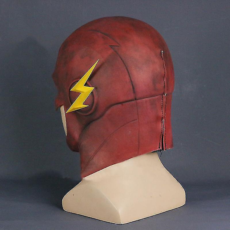 The Flash Mask Dc Barry Allen Mask Cosplay Costume Prop Halloween Red ...