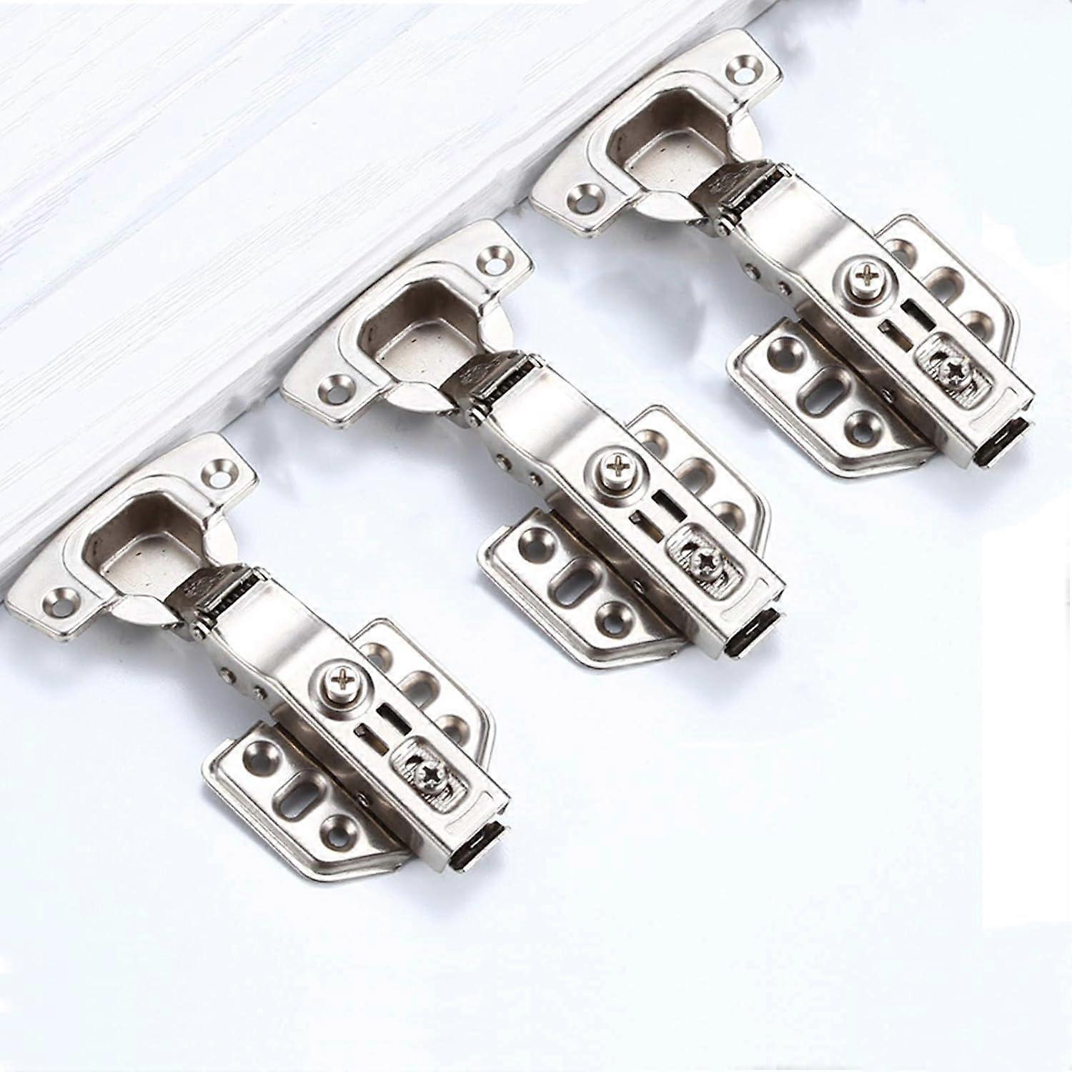 4 pcs Cupboard Door Hinge, Kitchen Cupboard Door Hinges, Hinges with ...
