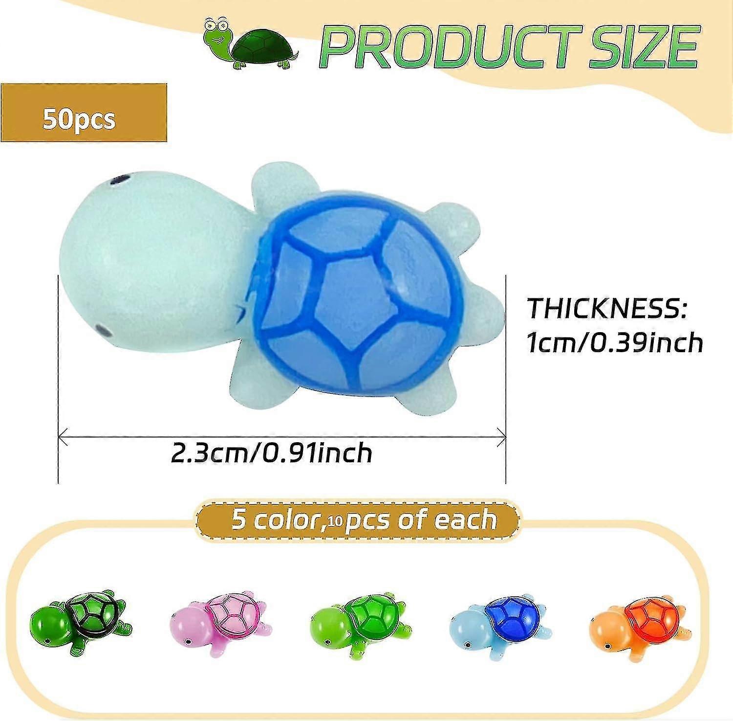 Miniature Turtle, Resin Turtle Figures Multicolor Sea Turtle Statue ...
