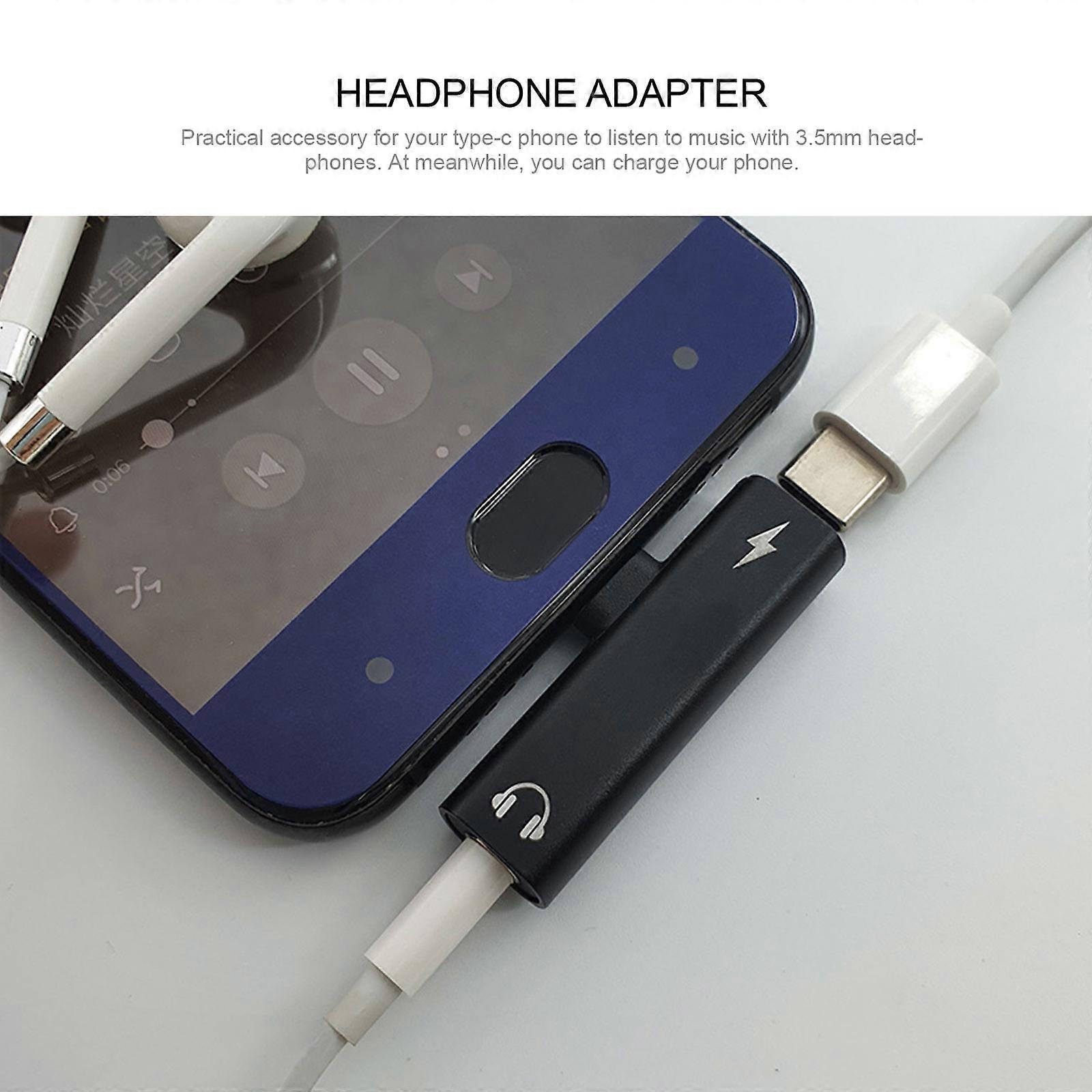 Headphone Adapter Earphone Charging Adapter Professional Adapters Type ...