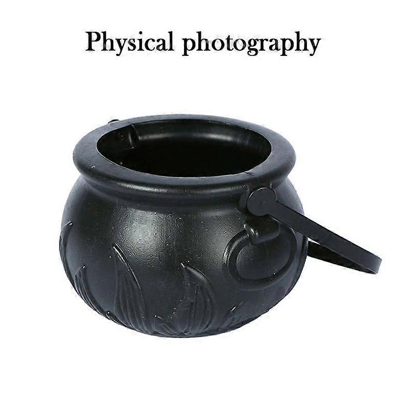 Black Halloween Cauldron With Mist Maker, Witch Jar Atomizer Lamp Punch ...