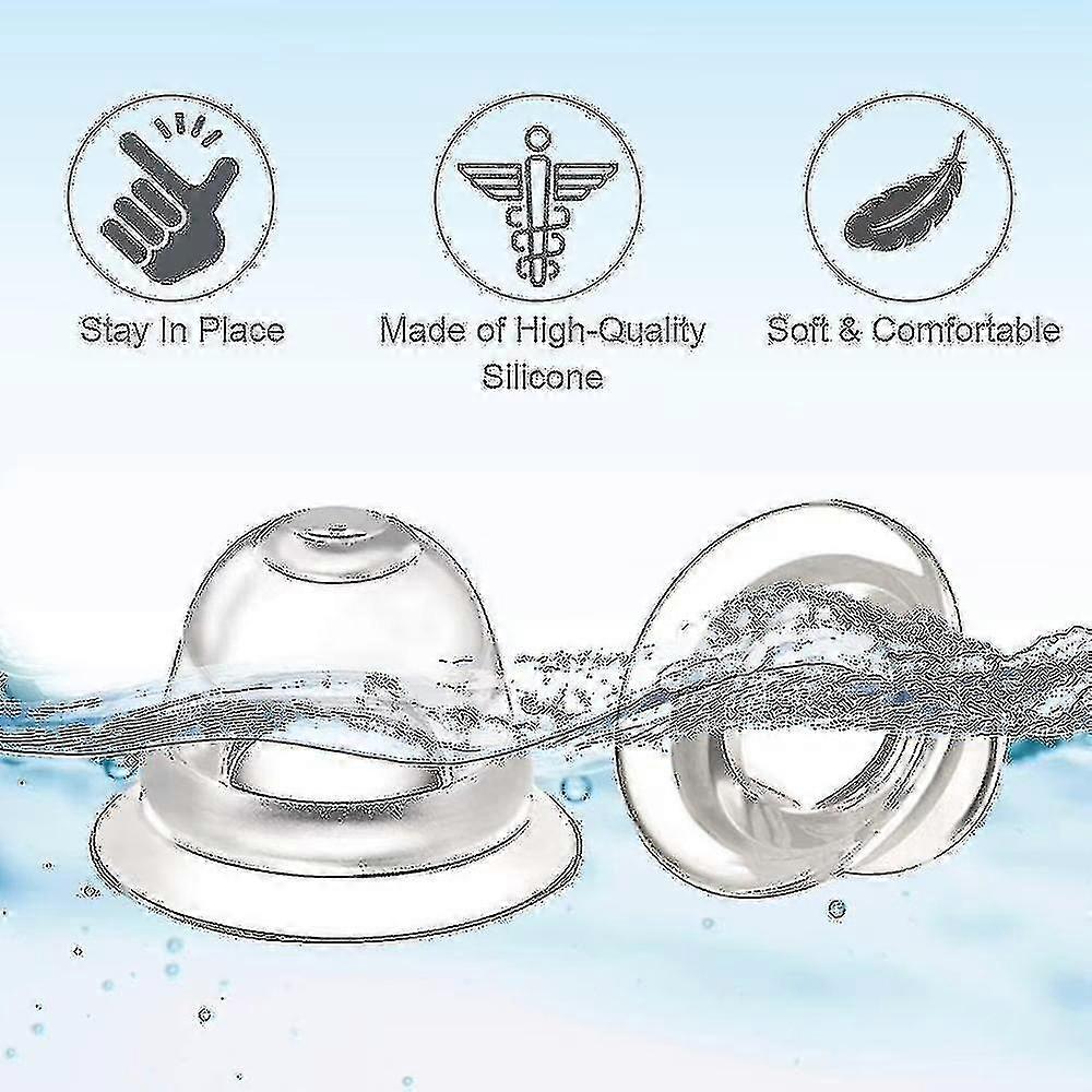 Set Of 2 Niplette Invisible Suction Cups - Flat And Inverted Corrector ...