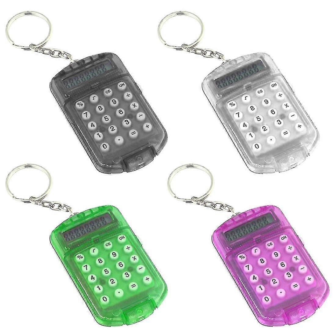 Mini Calculator Key Ring Creative Keychain Design Calculator Pocket ...