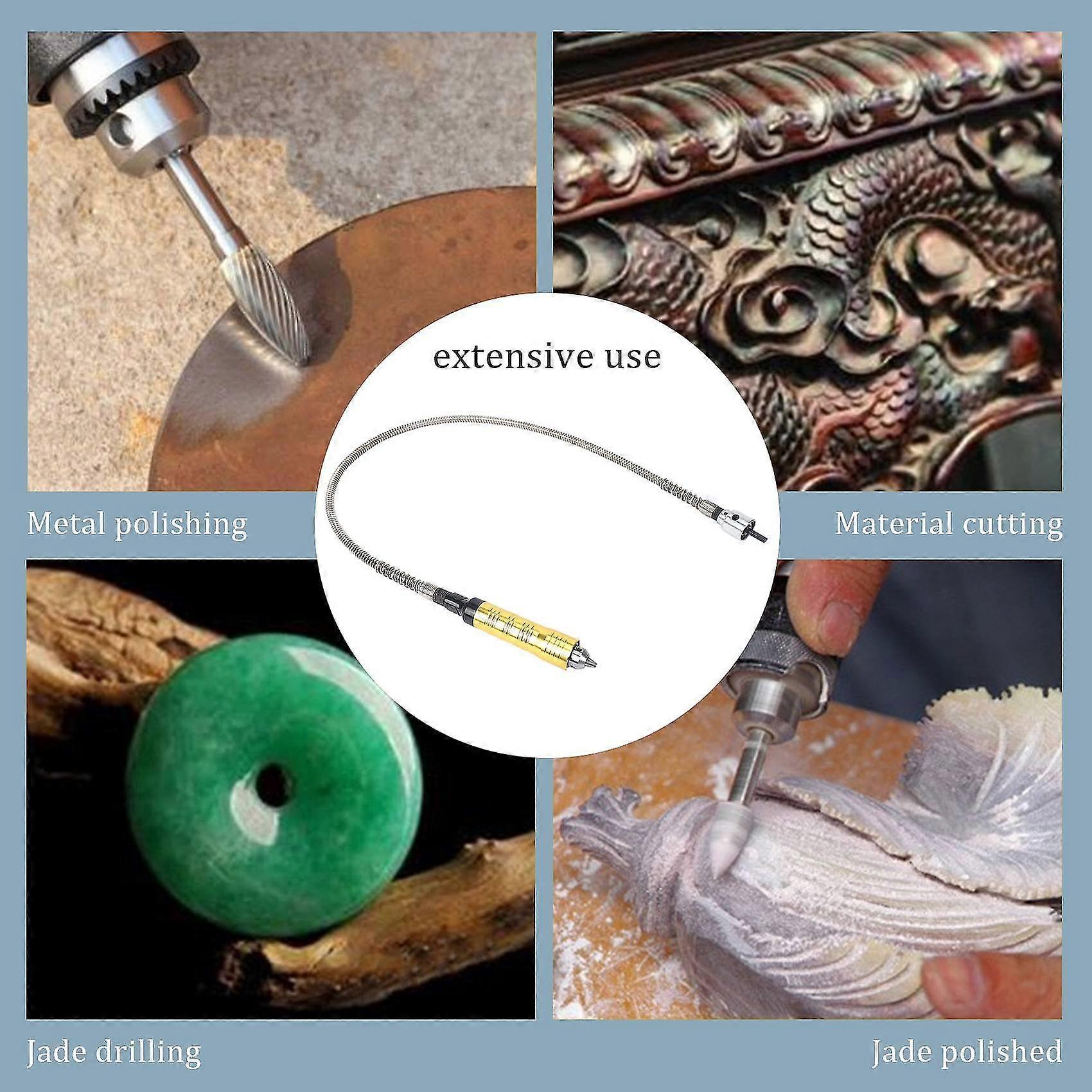 Rotary Grinder Tool Flexible Flex Shaft Fits + 0.3-6.5mm Handpiece For ...