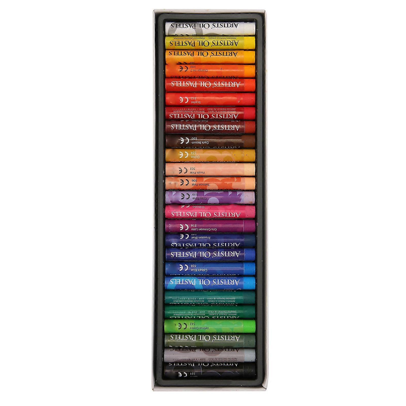 25 Colors Oil Pastels Set Professional Vibrant Creamy Soft Oil Pastels ...