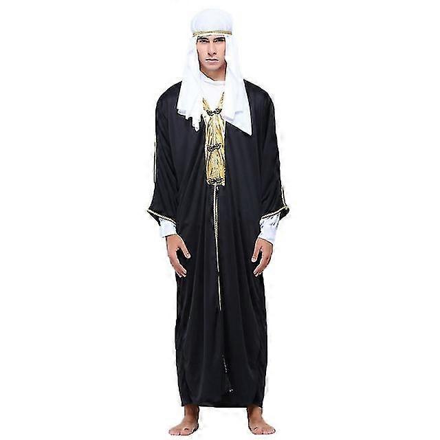 Men Arabia Arab Sheikh Costume Shepherd Arabian Prince Cosplay For ...
