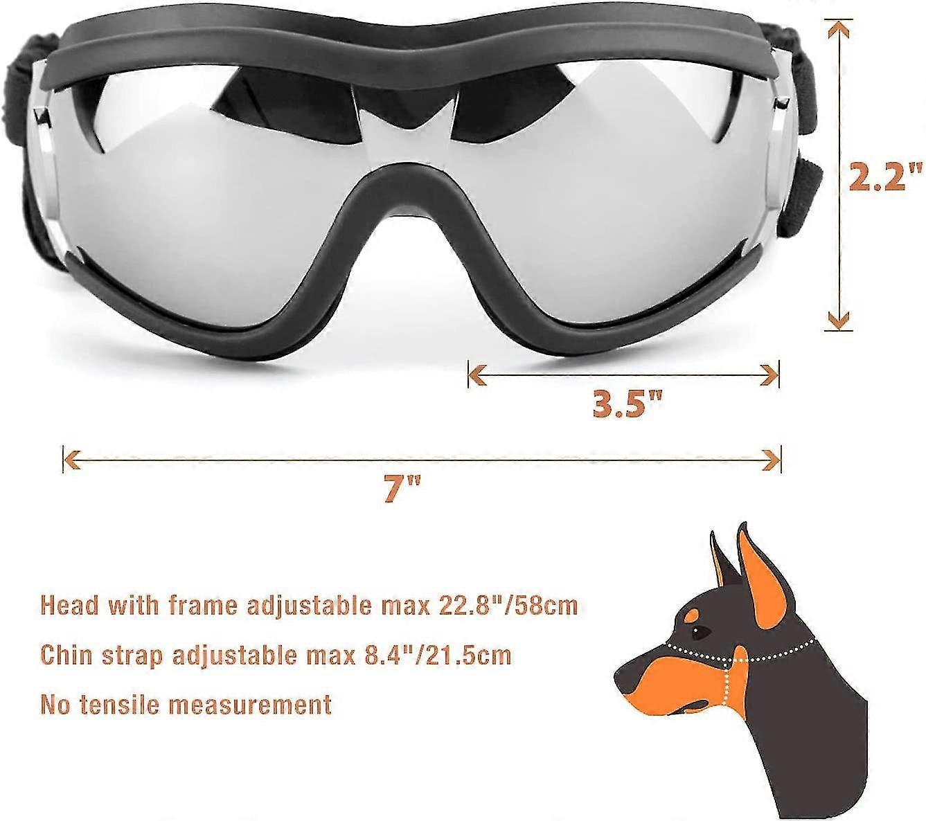 Dog Goggles Uv Protection Waterproof Windproof Eye Protection For Large ...
