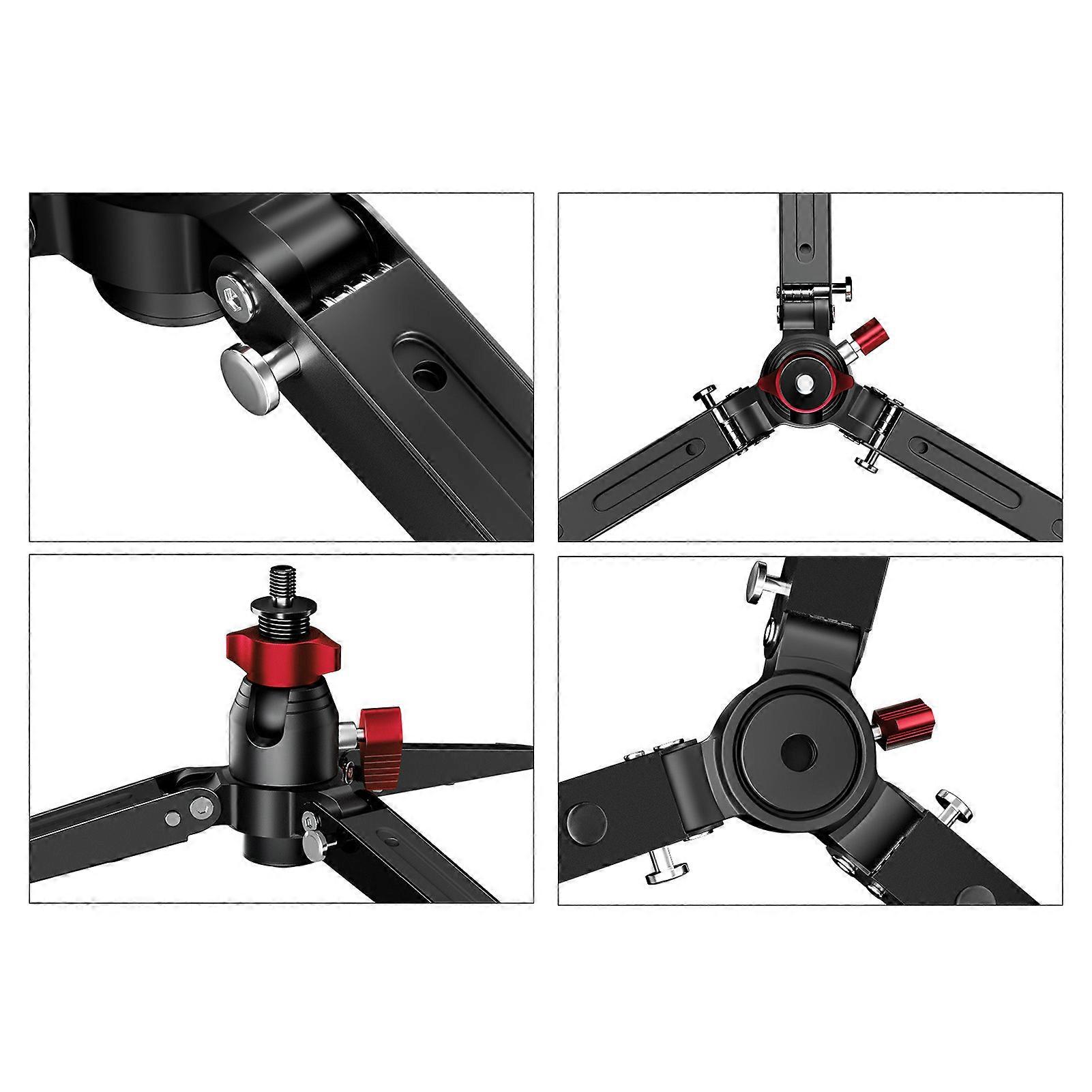 Mini Tripod Desktop Small Tripod Aluminum Tabletop Tripod Stand 3/8 ...