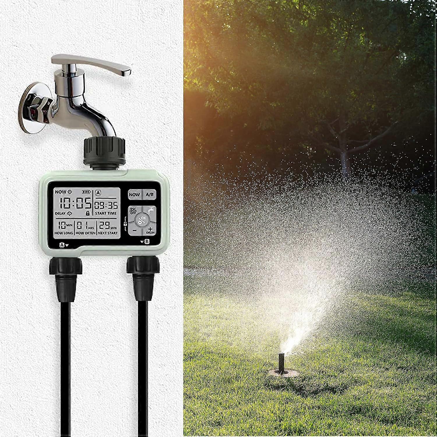 Digital Irrigation Computer with 2 Separate Outputs, Flexible and Easy ...