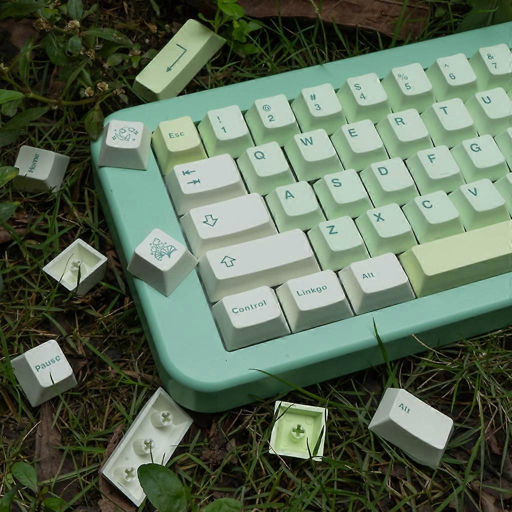 143-Key Keycaps GinkgoTheme Keycap Set CherryProfile for Mechanical ...