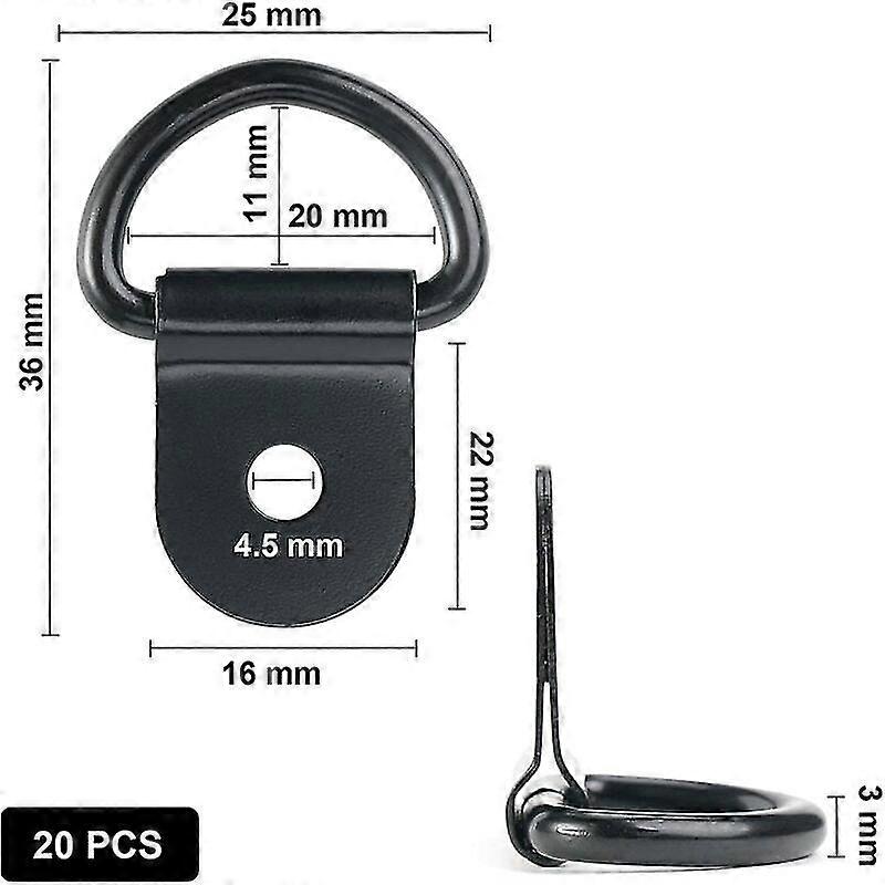 20 Pieces Lashing Rings, Lashing Rings, Stainless Steel Lashing Ring ...