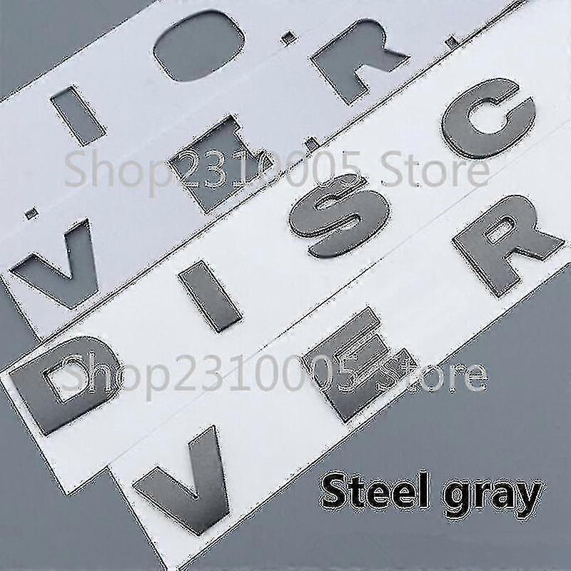 Round Font Letter Emblem Badge Car Styling Accessories For Discovery 4 ...