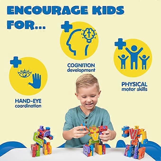 Alphabet Robots Toys for Kids, ABC Learning Toys, Alphabots, Letters ...