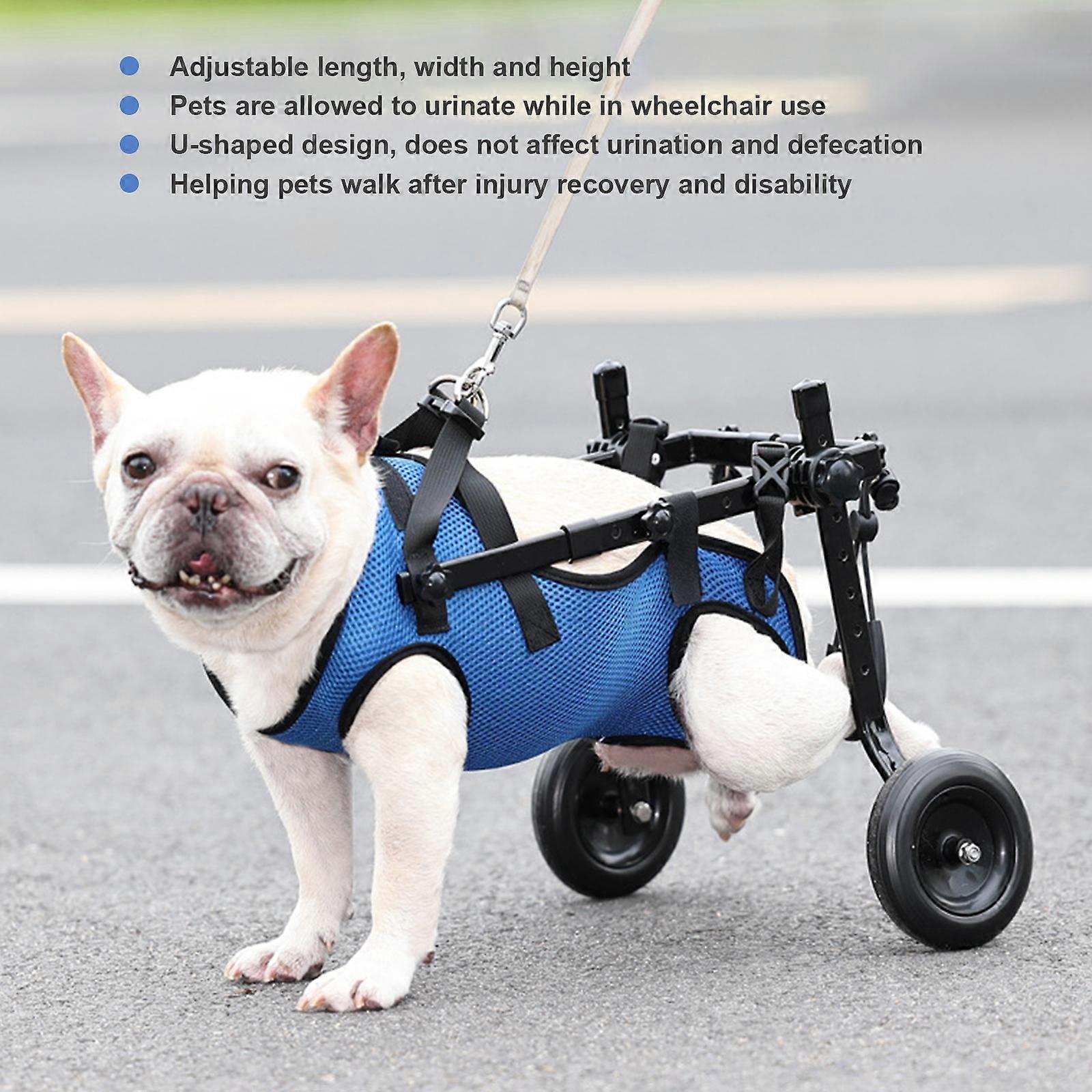 Dog Wheelchair, Dog Wheelchair For Back Legs, Adjustable Dog Wheelchairs Hind Leg, Mobility For ...