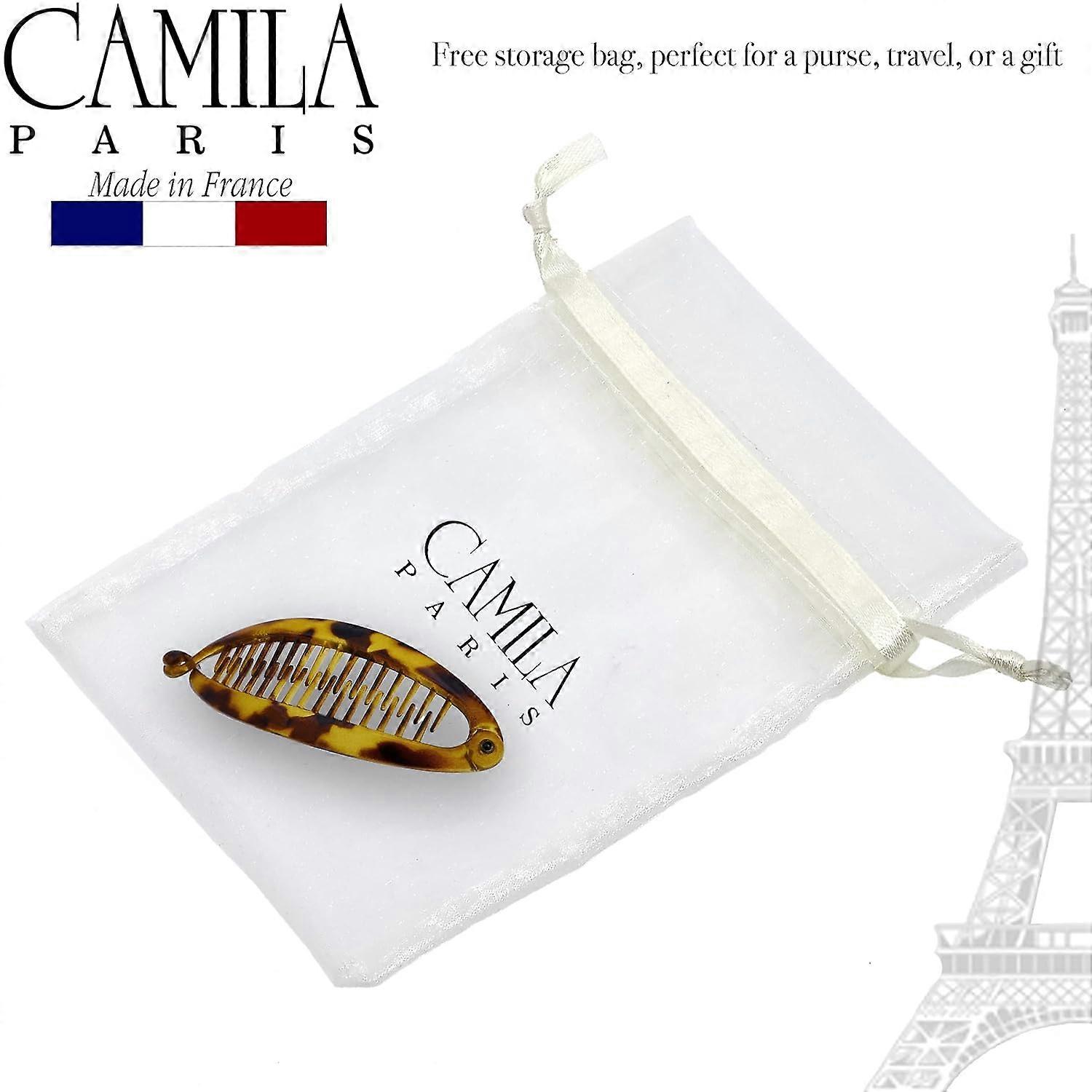 KINZON Camila Paris NV135 French Large Banana Clip Hair Comb, Flexible Banana Clips Hair for ...
