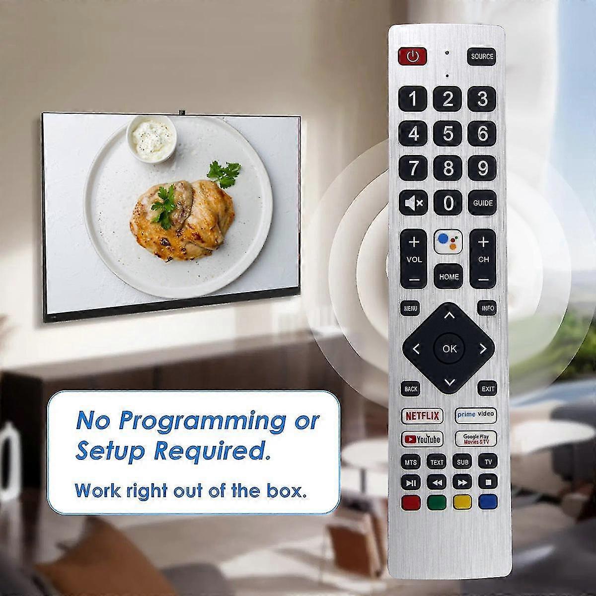 Rmc0133 Remote Control Replace For Sharp Tv Remote Control Free Setup ...