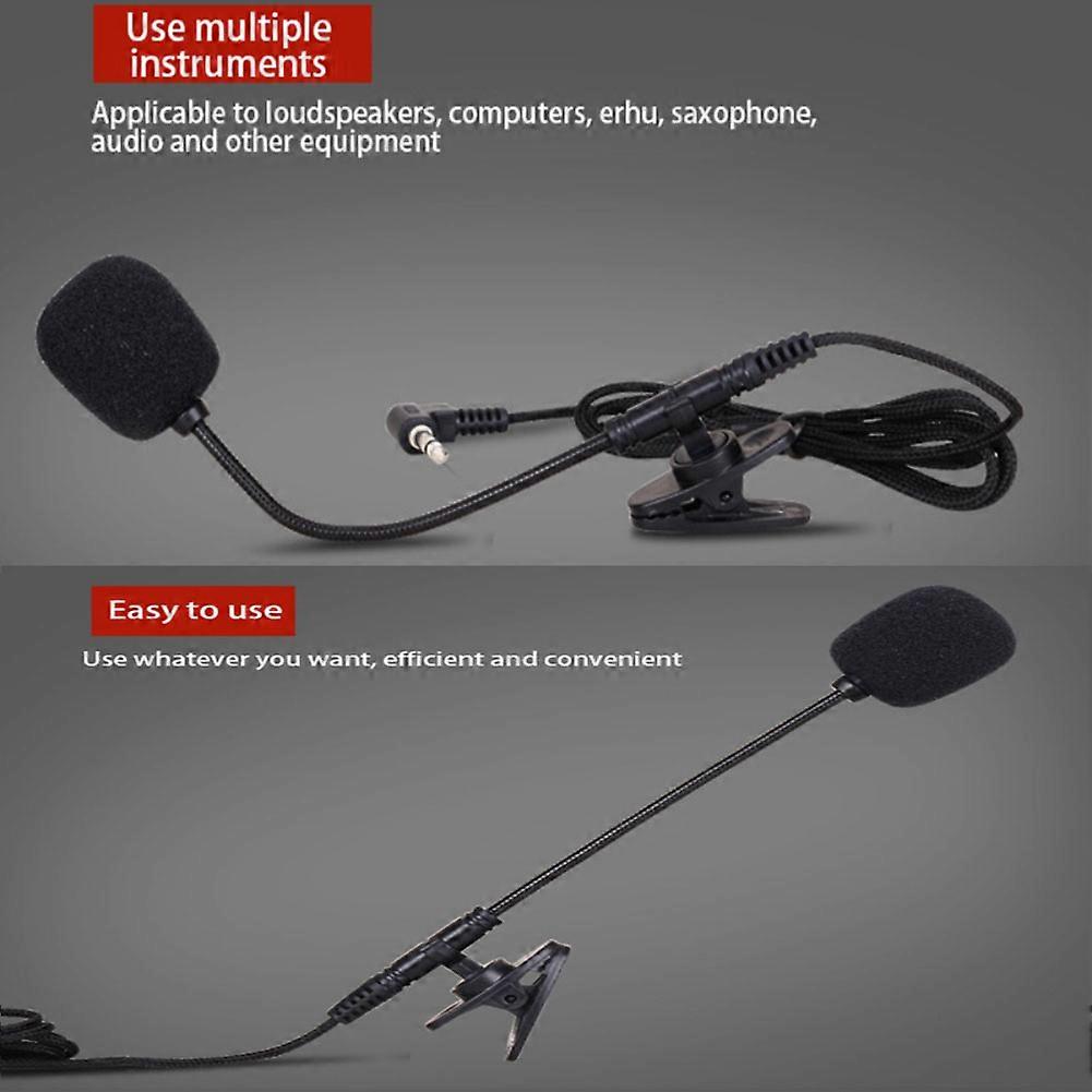 Portable Mini Stereo HiFi Sound Quality Microphone 3.5mm Microphone ...