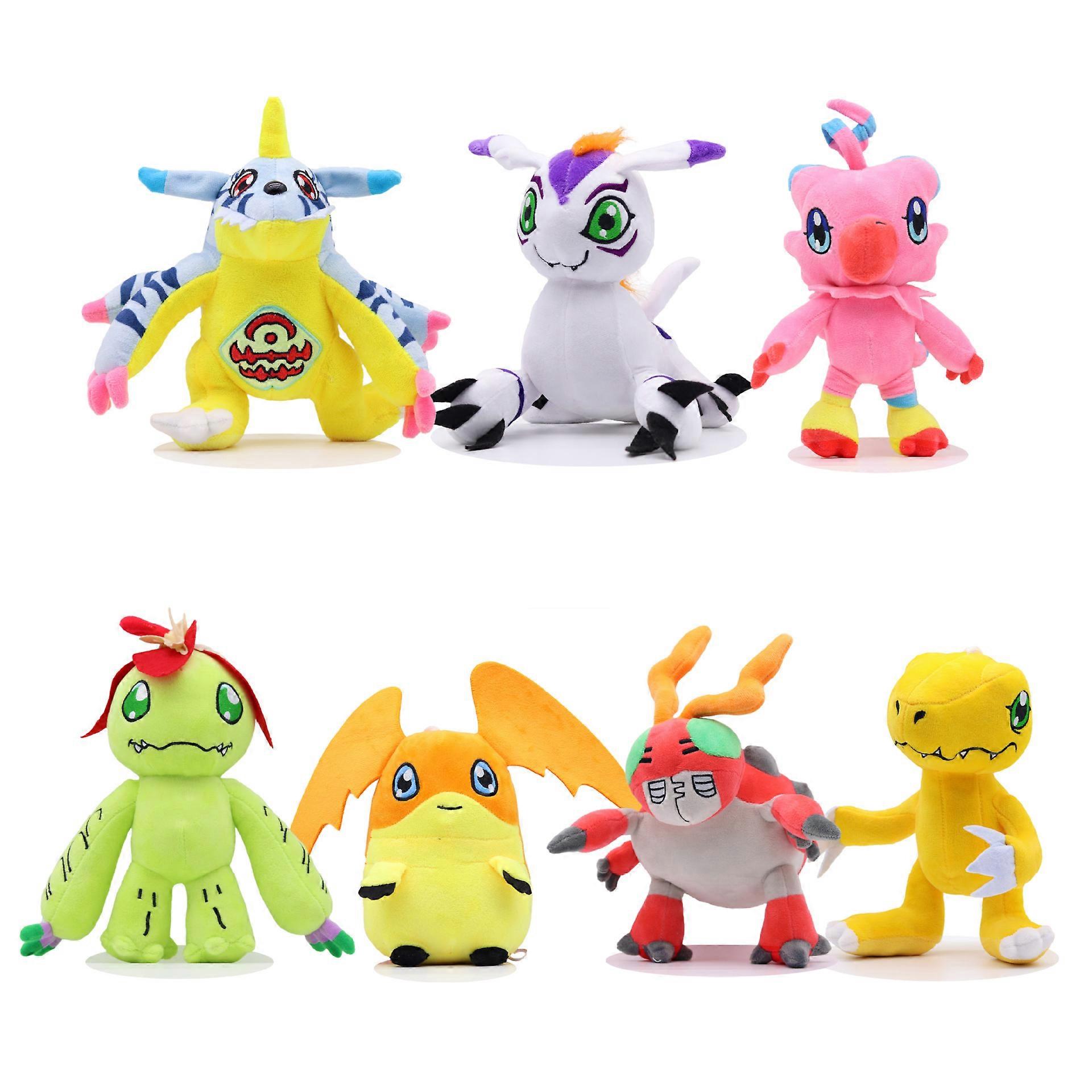 Classic Digimon Agumon Beetlemon Plush Toy Cute Doll Holiday Gift ...