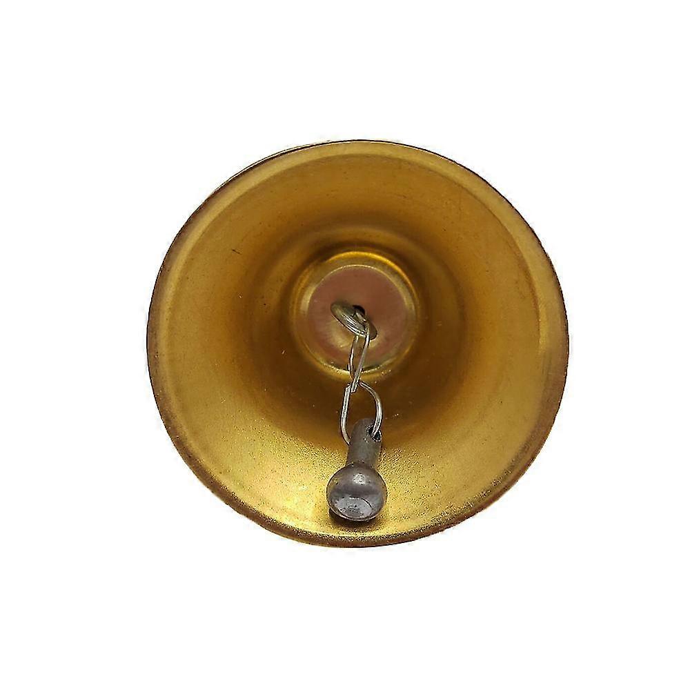 Solid Hand Bell Brass Bell Service Bell Wooden Call Bell For Home ...