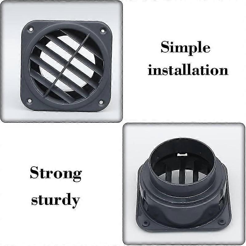2 Pcs Car Heater Outlet Air Vent Heater Open Outlet Ducting Warm Air ...