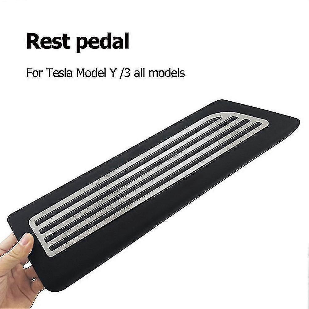 Car Foot Pedal Pads Covers For Tesla Model 3 Y Stainless Steel ...