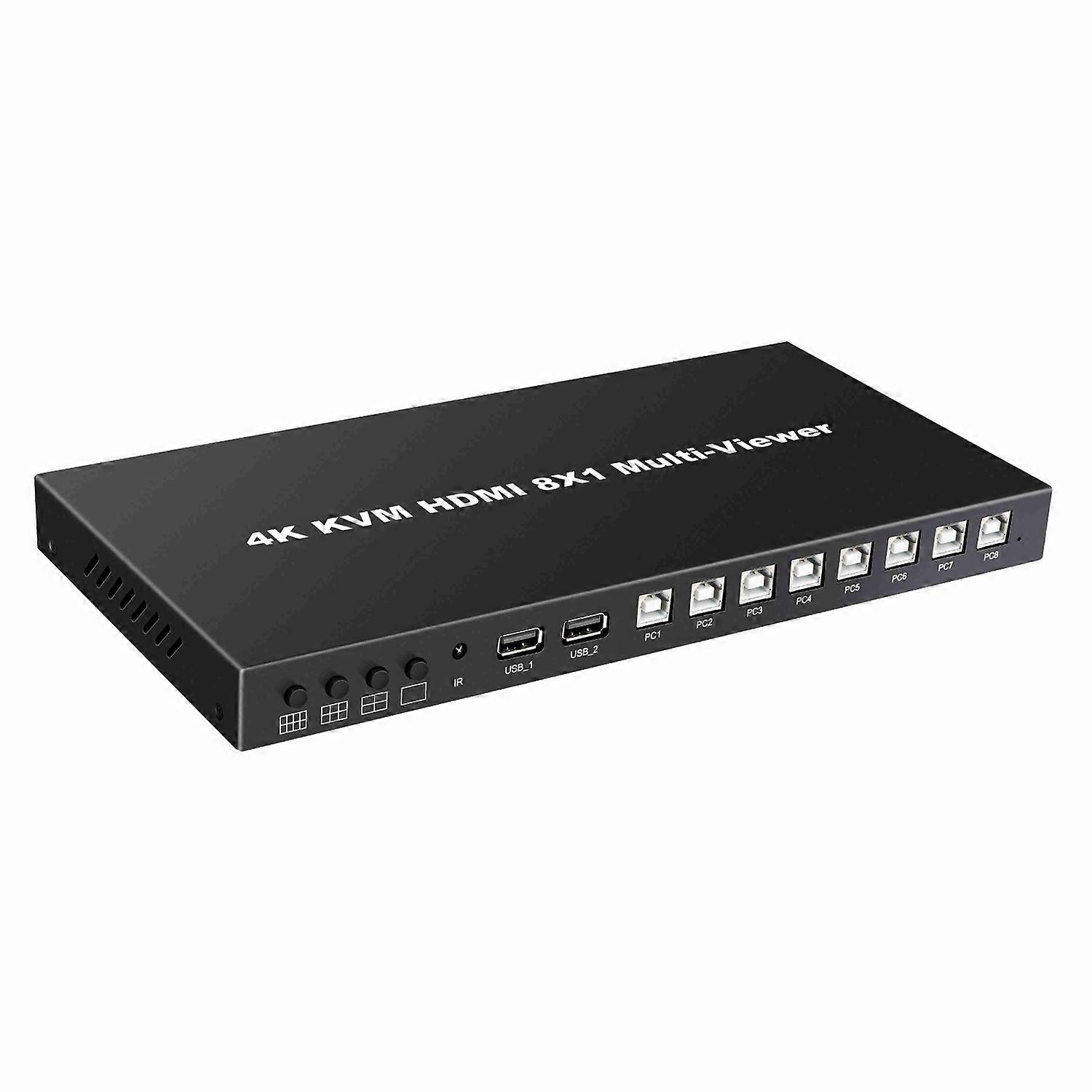 Type A E80 4K HDMI Splitter Adapter 8 Input 1 Output KVM Screen Splitter 8-Port Computer | Fruugo UK