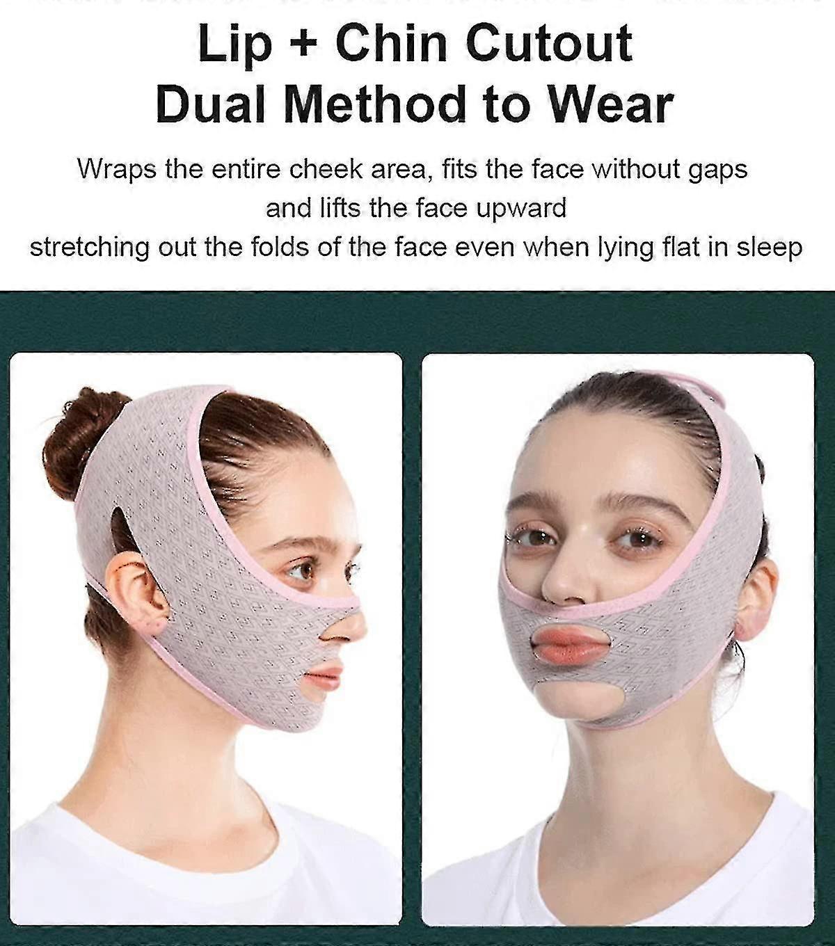 Beauty Face Sculpting Sleep Mask, V-line Face Slimming Mask, Chin Strap ...