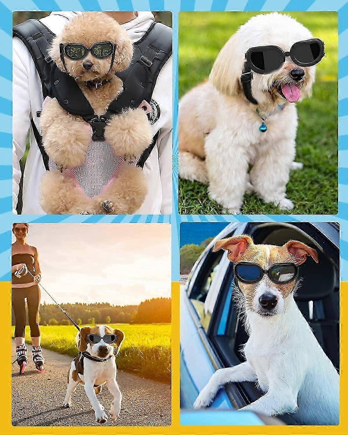 Dog Sunglasses Small Breed Dogs Goggles UV Protection, Goggles for ...