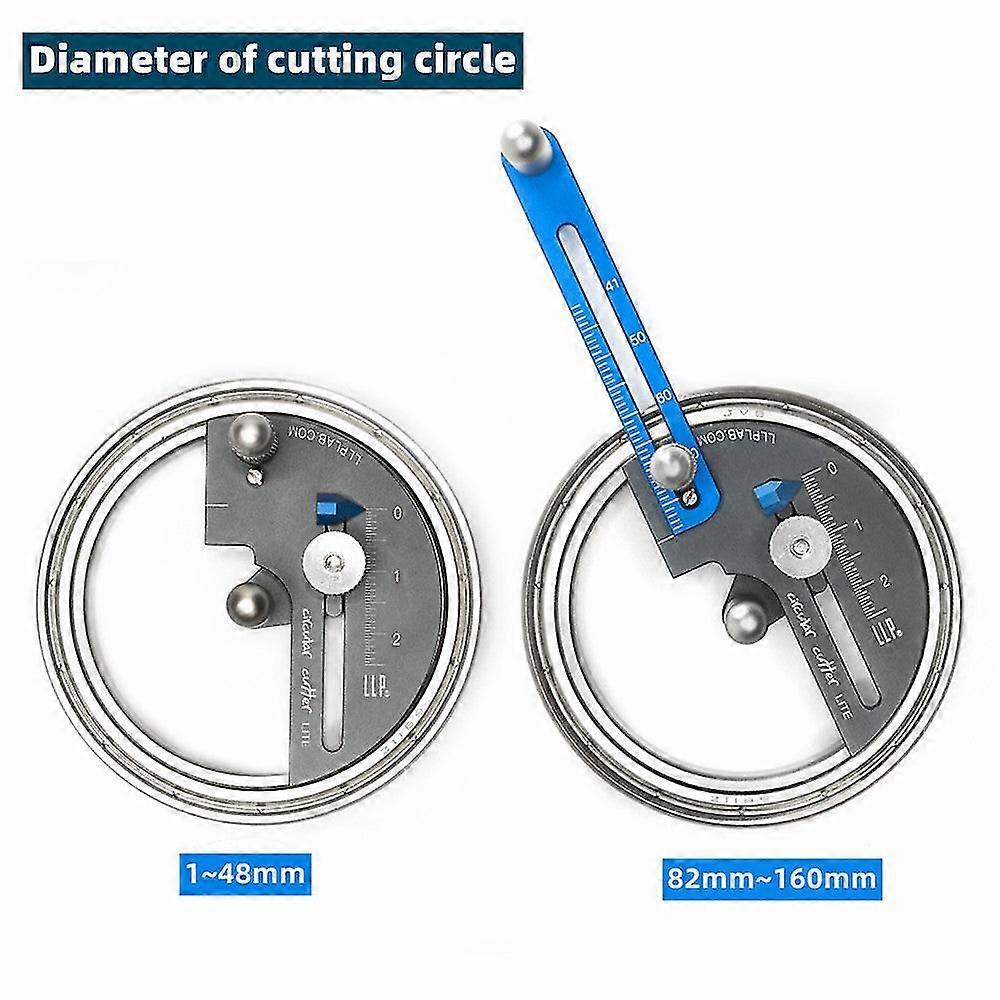 Stepless Adjustment Circular Cutter, Round Paper Knife, Circle Cutting ...