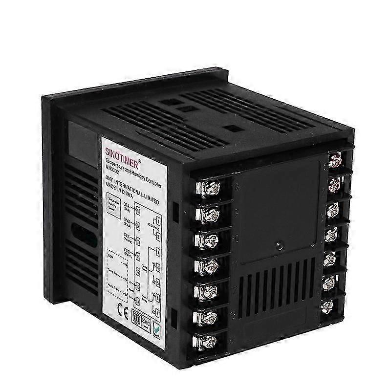 SINOTIMER Temperature Humidity Controller, MH0302 Panel Mounted Digital ...