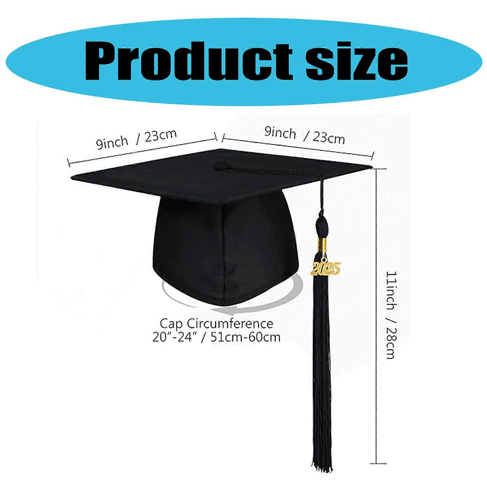 Gorro de graduación clásico para niños con borlas para un uso cómodo ...