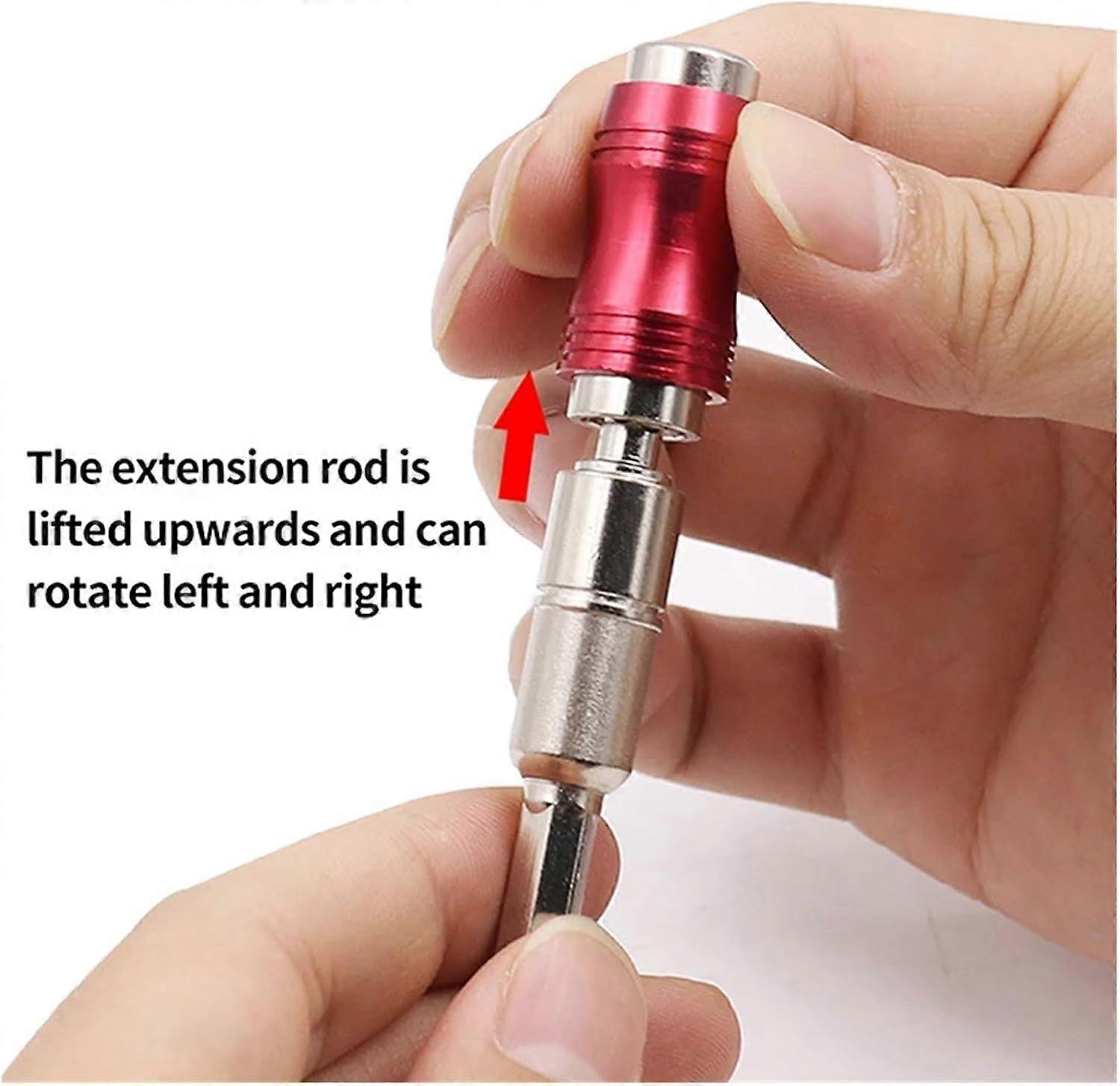 1/4 Hex Magnetic Ring Screwdriver Bits 0-20 Degree Angle Extension ...