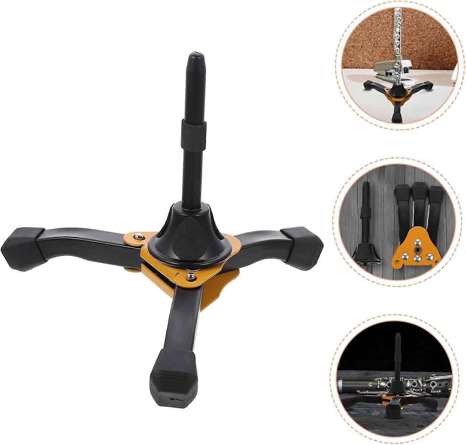 Clarinet Stand Flute Rack Tripod Design with Stability Enhanced for ...