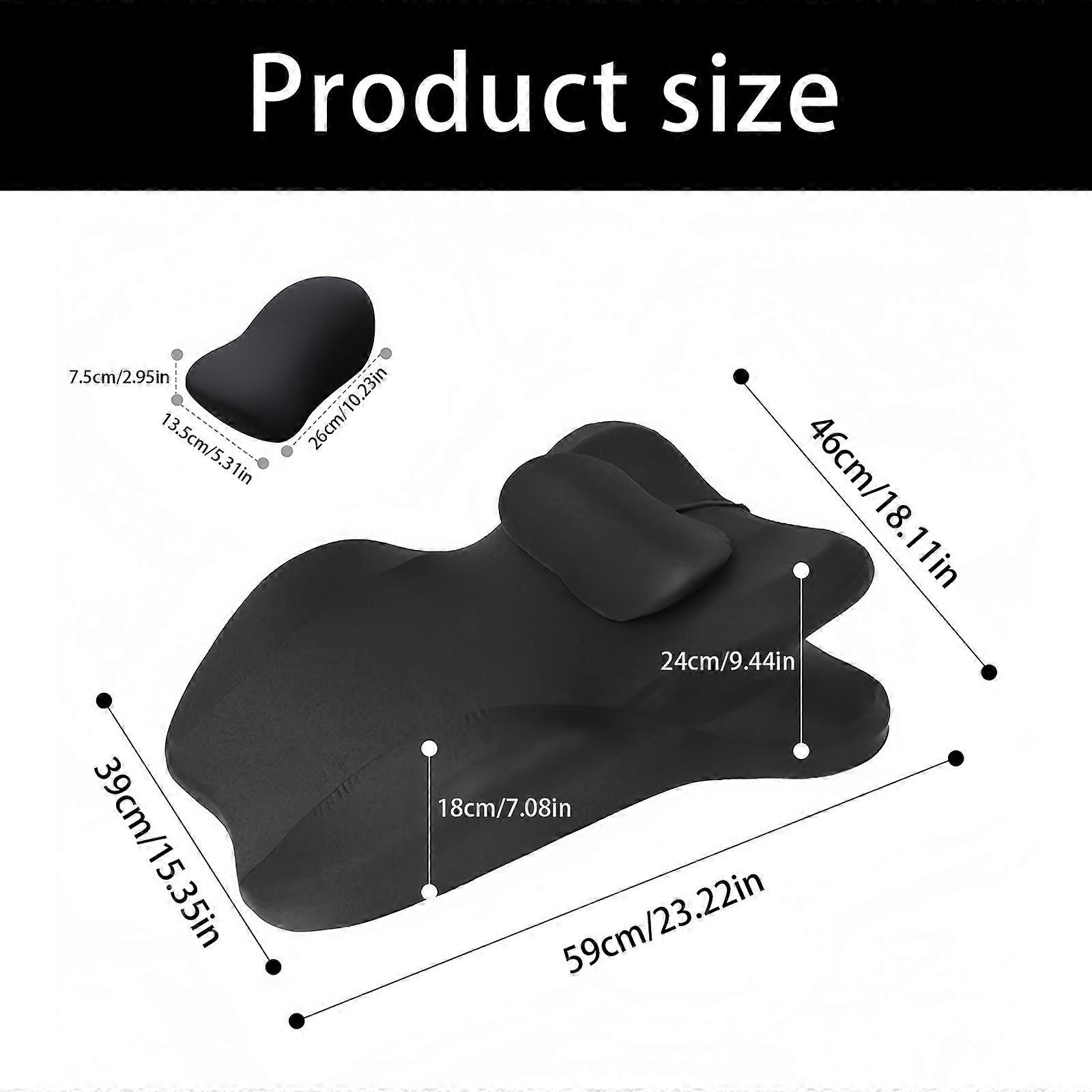Ergonomic Couples Pillow, Butt Cushion for Couple, Pillows Memory Foam ...