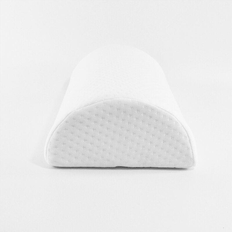 D Shape Memory Foam Comfort Roll Pillow - Neck, Knee, Leg Spacer & Back ...