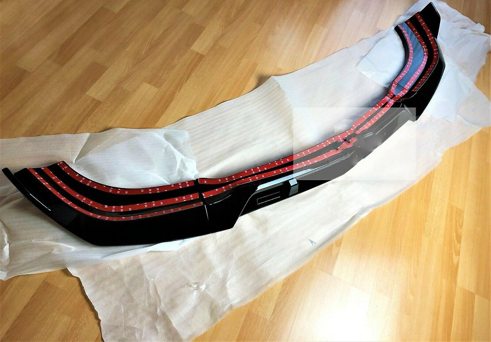 Mercedes c class c63 amg brabus style w204 gloss black front splitter ...