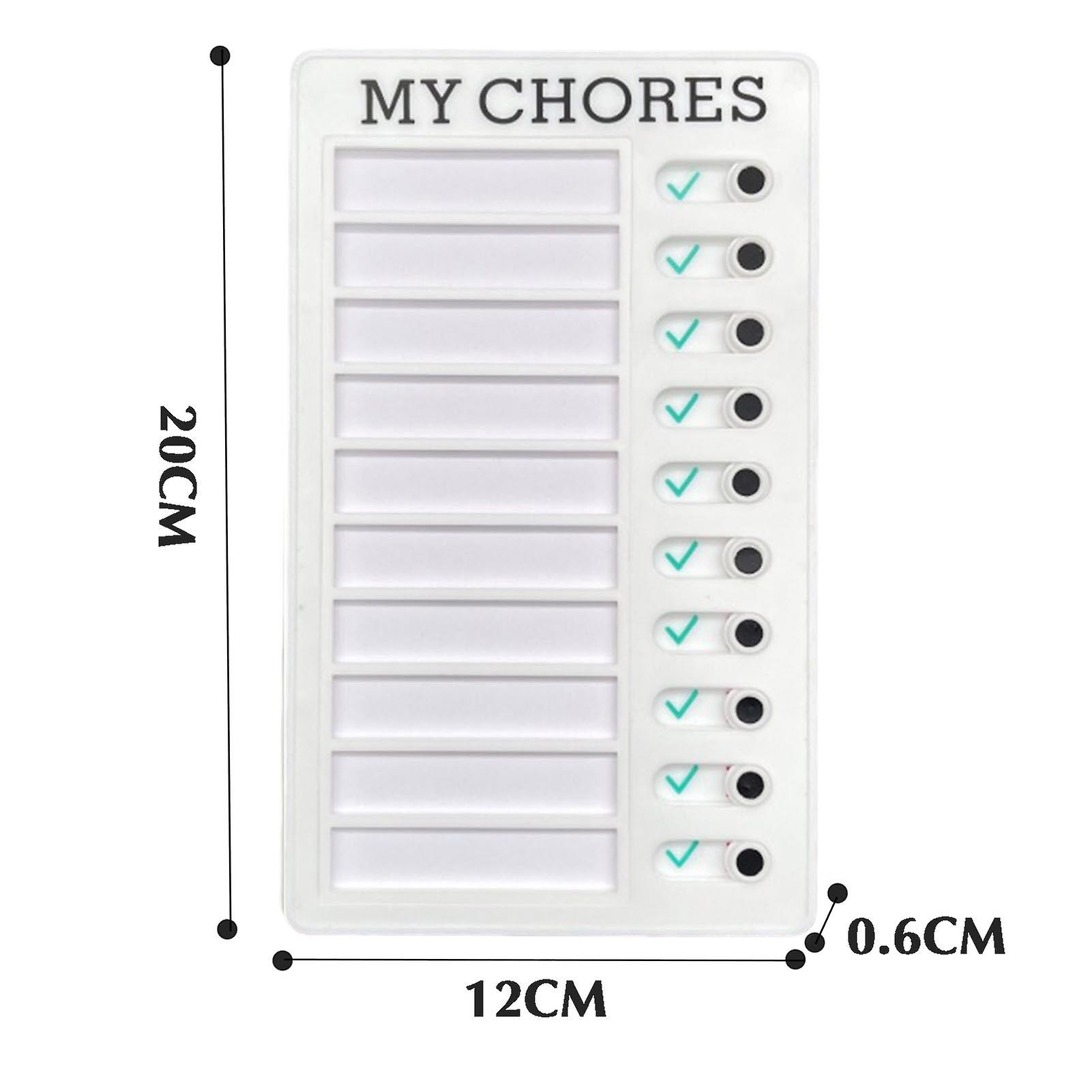 Chore Chart Checklist Board Planning Board Daily To Do List Planner ...