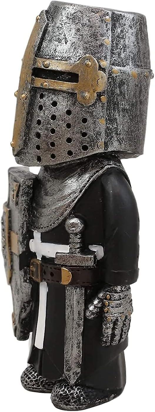 Garden Guard Medieval Statue Decorations Knight Exquisite Dwarf Garden ...