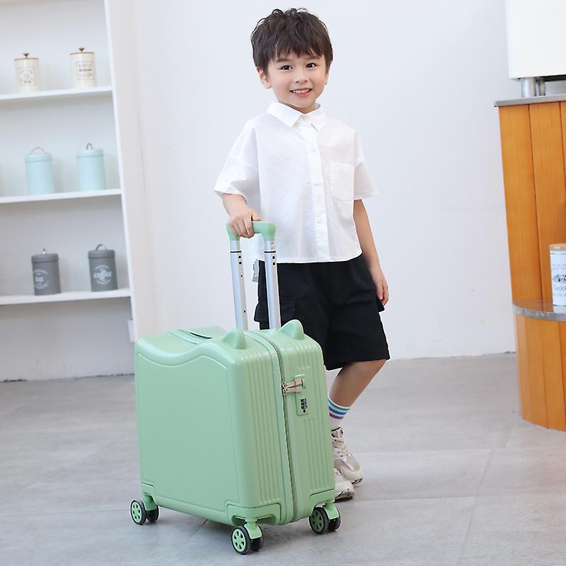 Kids Luggage Lovely Travel Suitcase On Spinner Wheels Sit And Ride ...