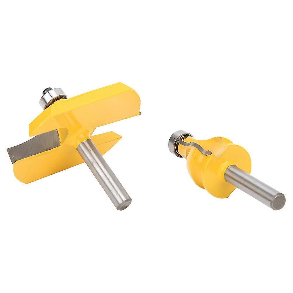 2pcs 8mm Shank Handrail & Table Edge Router Bit Set Woodworking Milling ...