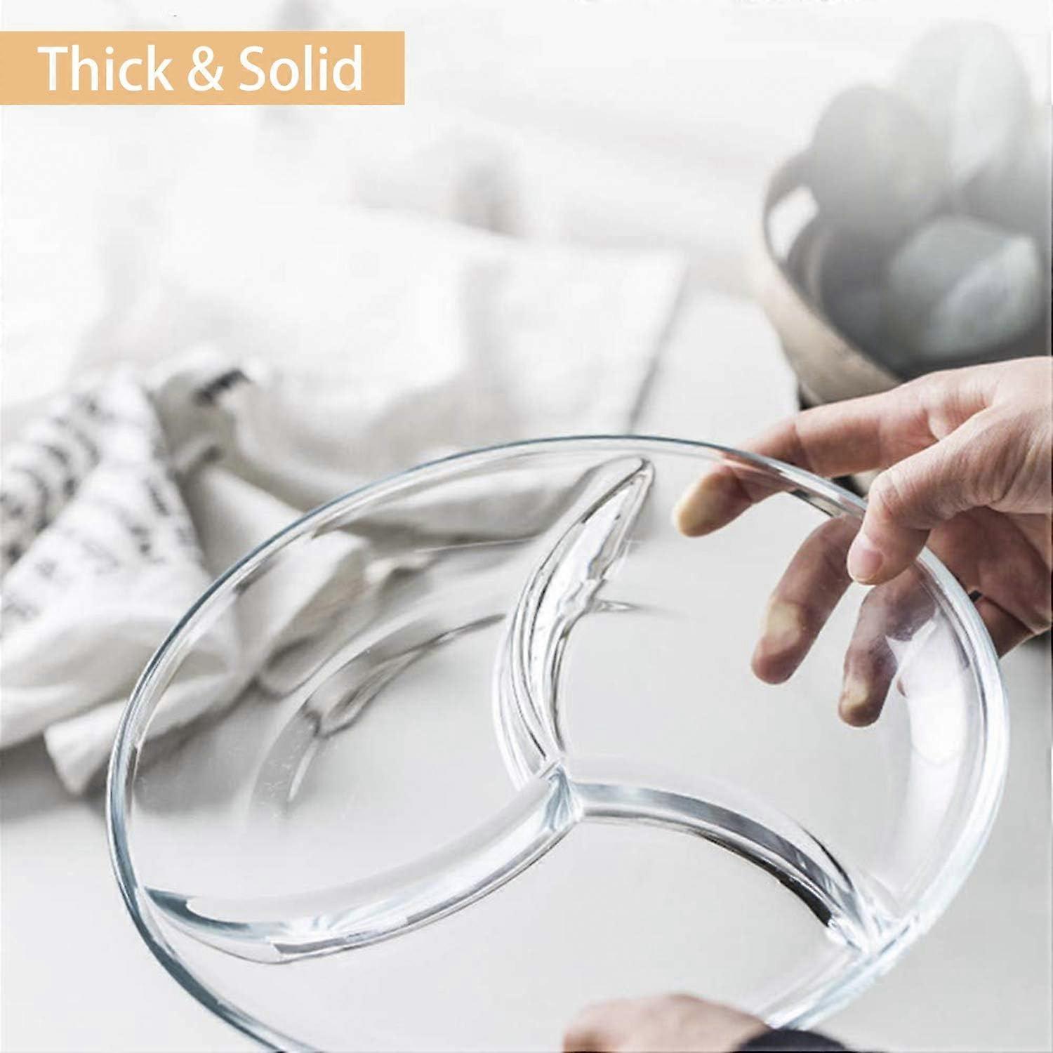 Service Glass Adult Compartment Plate, Design Aperitif Tray, Dinner ...