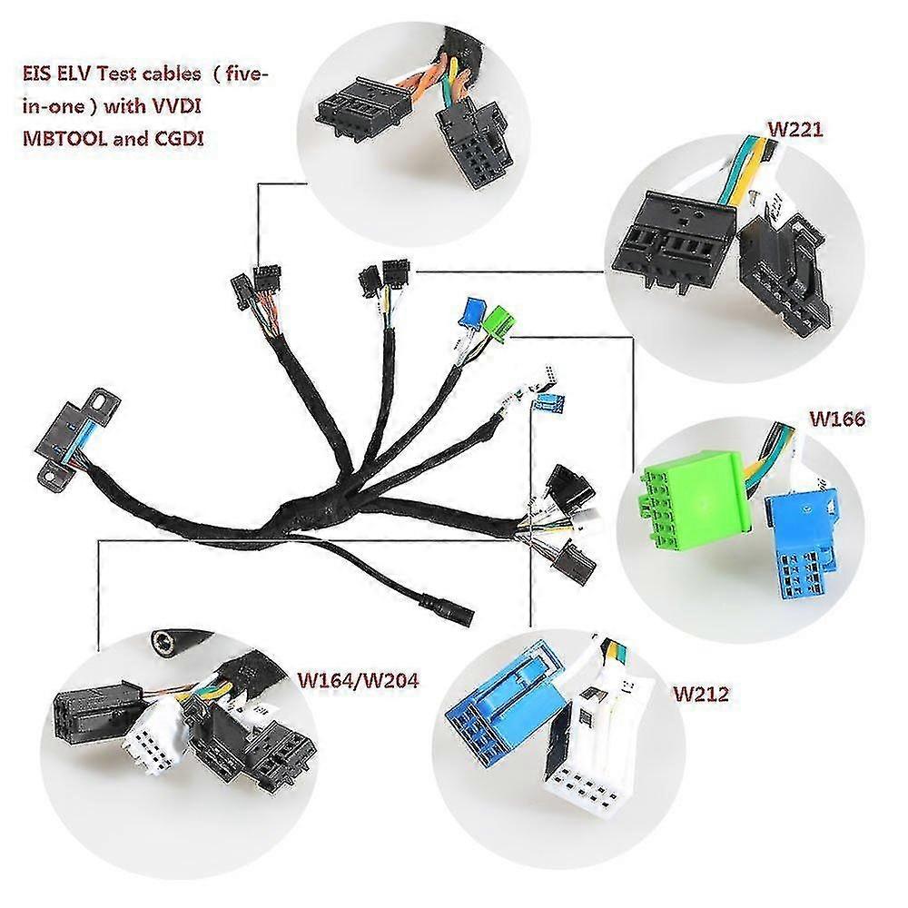 Mercedes Benz Eis Elv Test Cables Vvdi Mb Bga Tool And Cgdi Prog Mb 5 ...