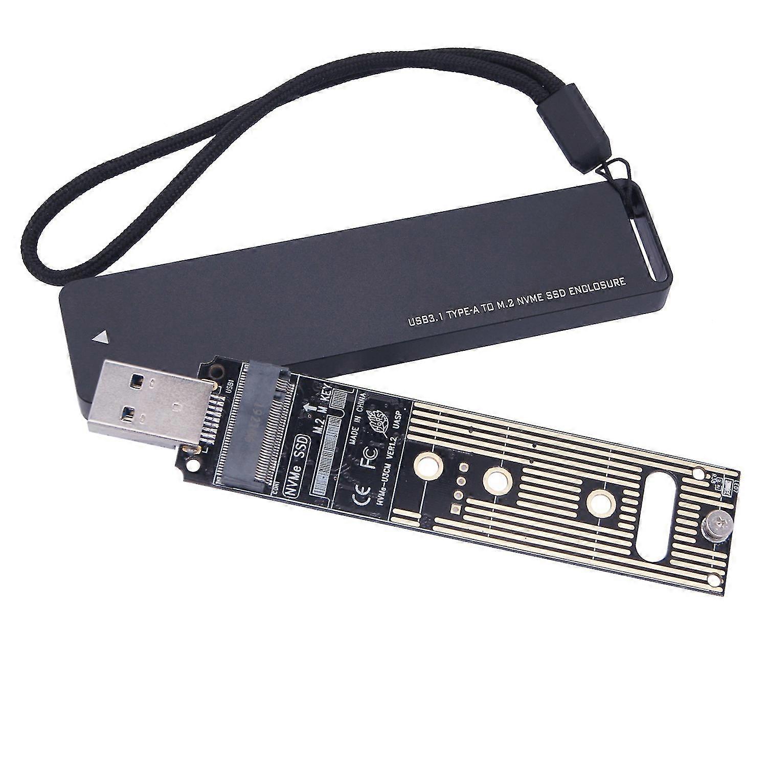 SSD Enclosure Case USB3.1 Type a to PCI-E SSD M.2 NVME M.2 SSD ...