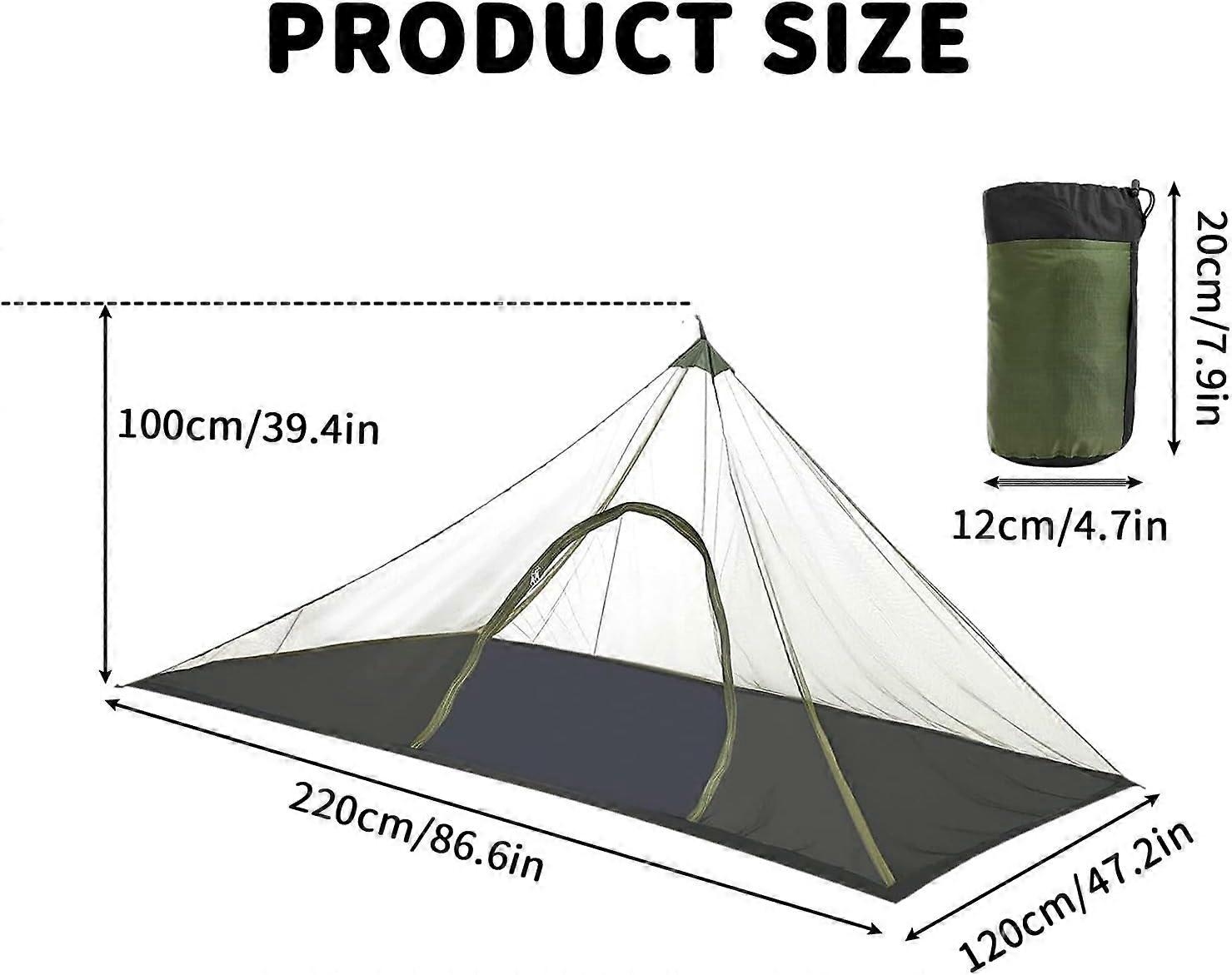 Camping Mosquito Net Tent with Waterproof Bottom, Ultralight Mosquito ...