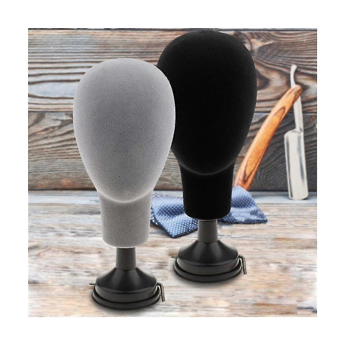 Mannequin Head Model Wigs Cap Glasses Display Stand Holder Flocking ...