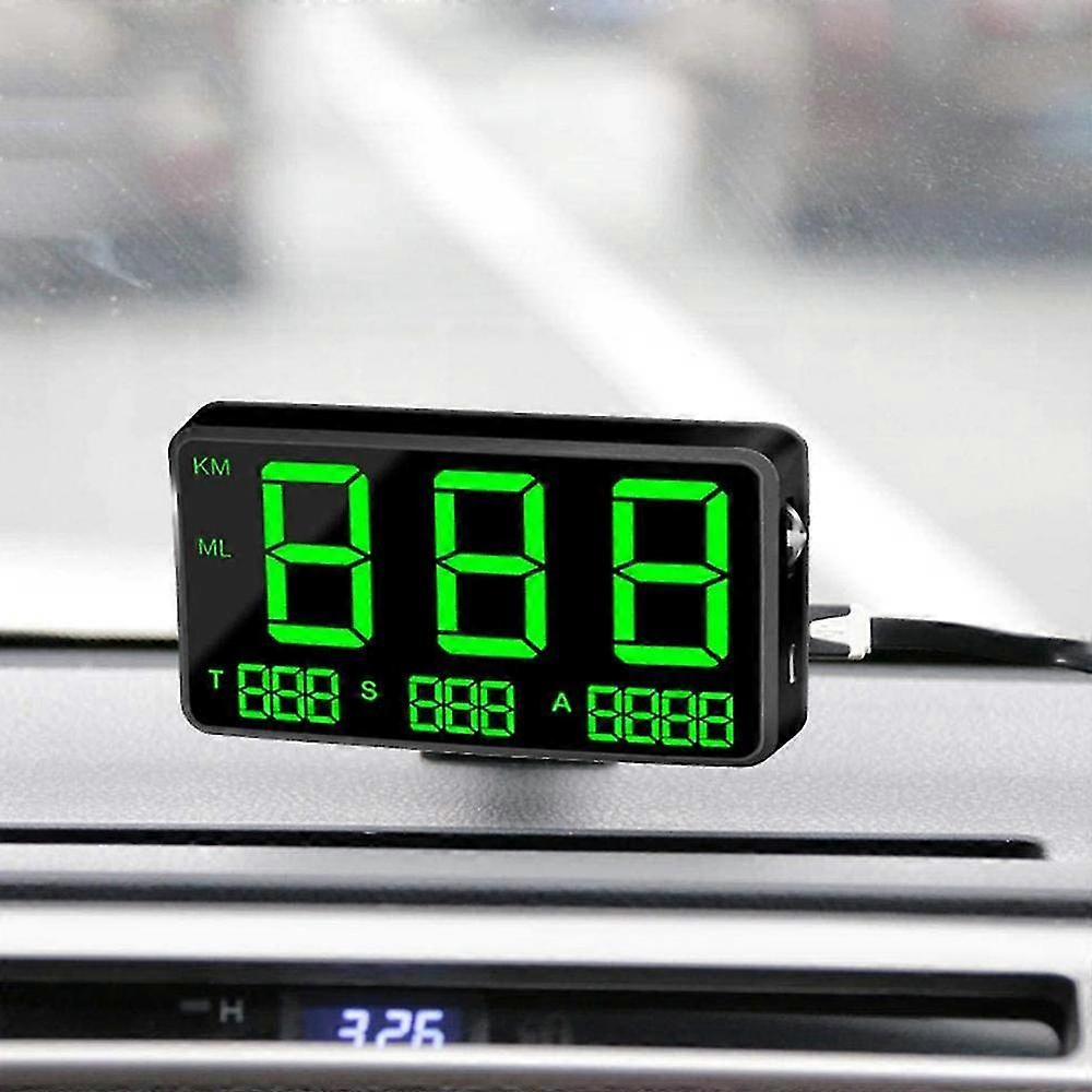 Universal Hud Heads Up Display Large Screen Digital Speedometer ...