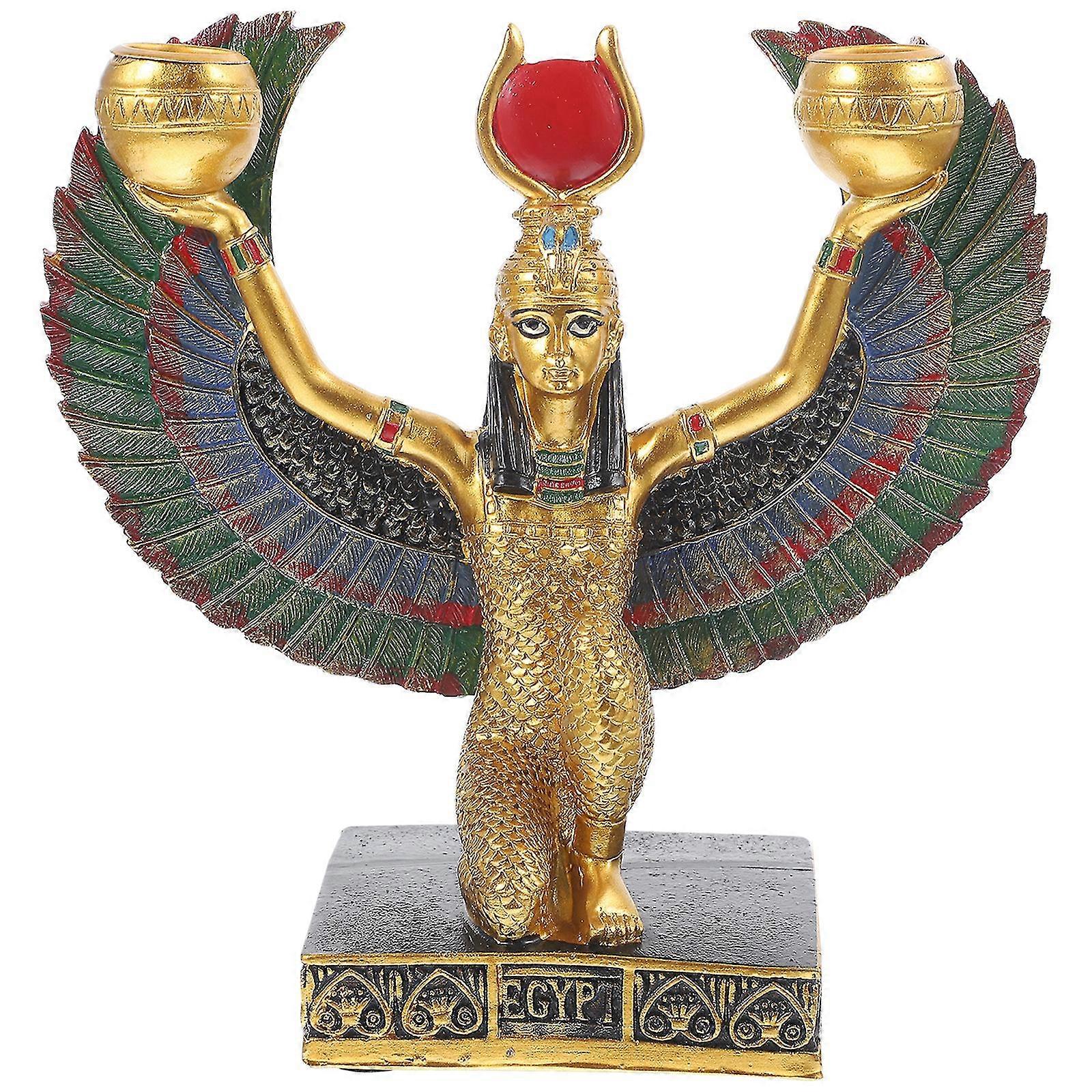 Goddess Isis Ornament Decorative Egyptian Style Desktop Adornment ...