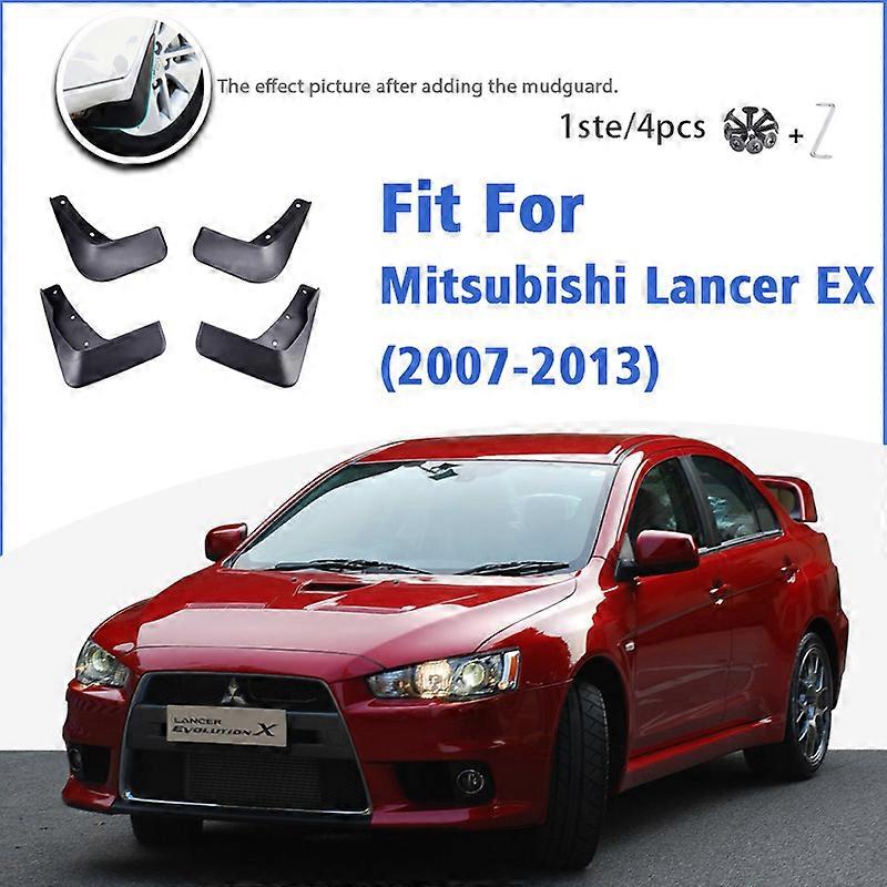 Excellent Mudguard For Mitsubishi Lancer EX 2007 2008 2009 2010 2011 ...